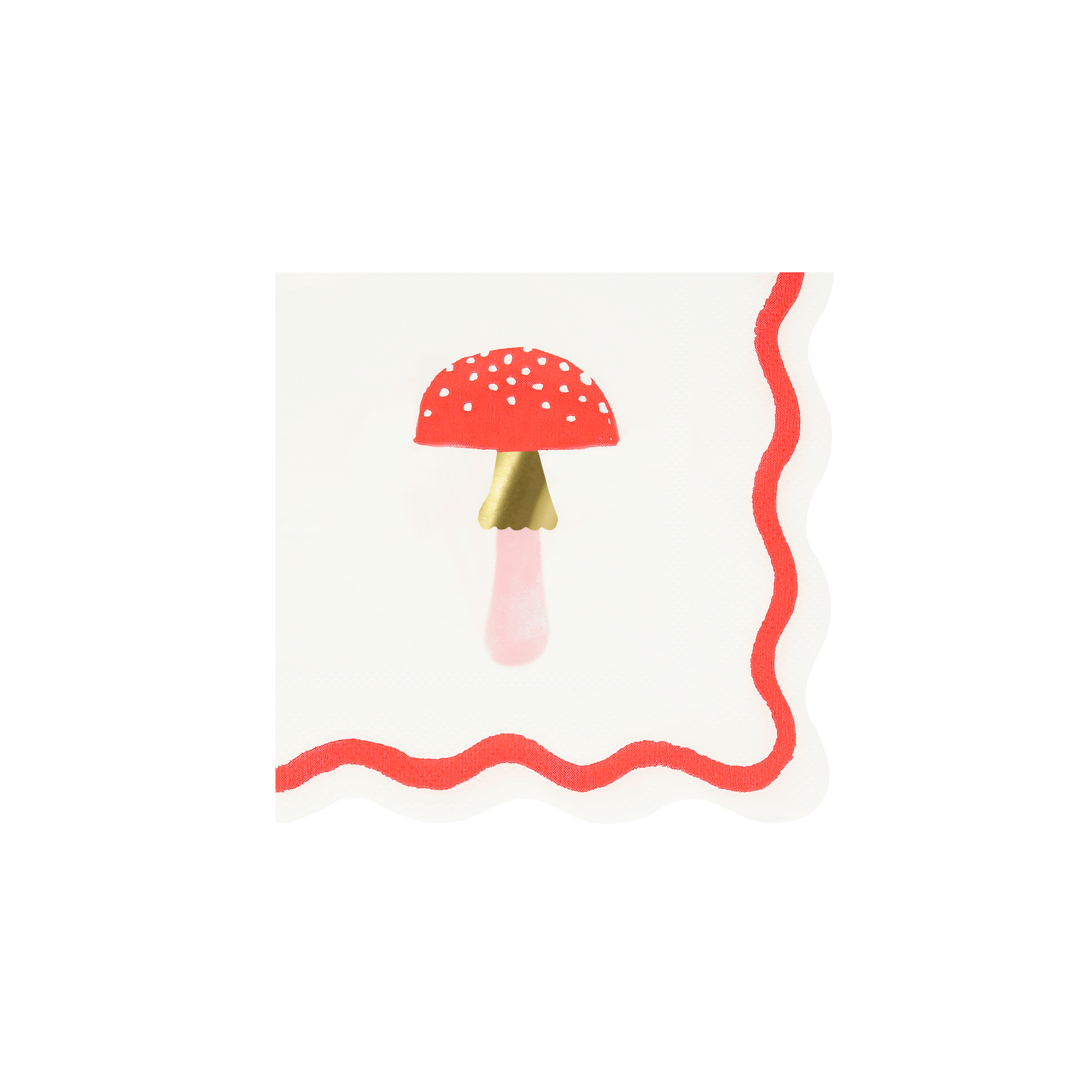 Meri Meri servietter str. S, Merry Mushroom - 16 stk. - Juleservietter