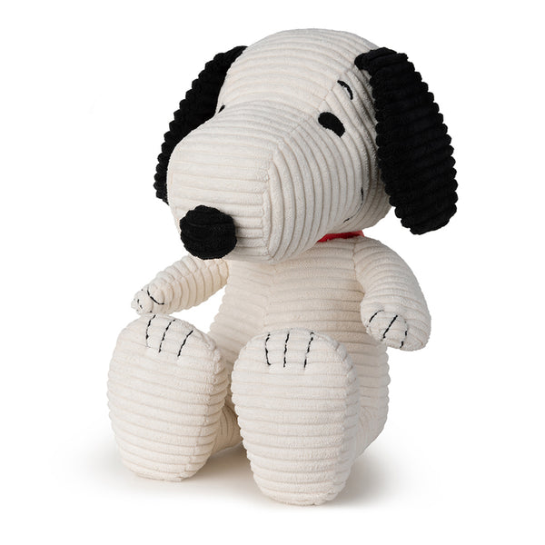 Snoopy bamse, Coduroy cream, 27 cm - Nuser bamse i gaveæske - Lirum ...