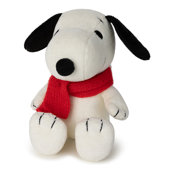 Snoopy bamse m tørklæde, 17 cm - Nuser bamse - Lirum Larum Leg