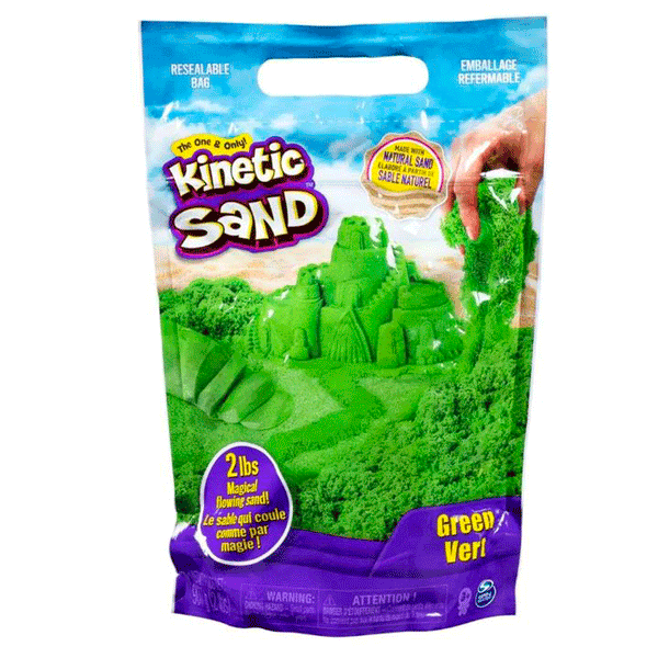 Kinetic Sand, Magisk sand - Green - Lirum Larum Leg