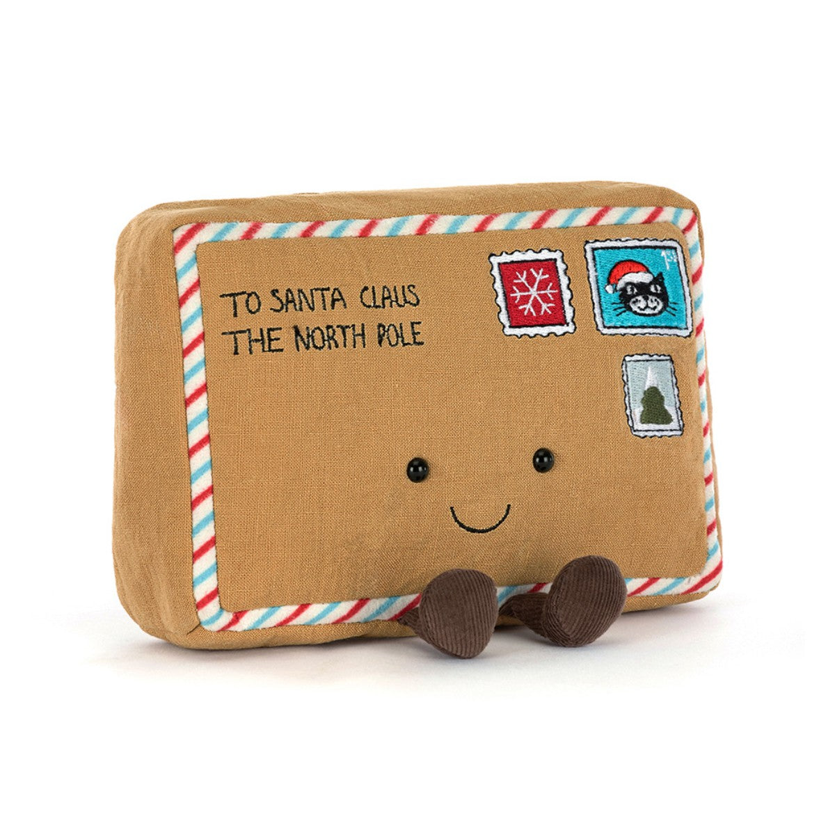 Jellycat jul, Amuseables Brev til julemanden - 18 cm