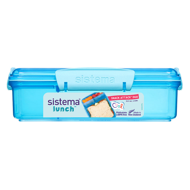 Sistema Snack Attack Duo lunch 975 ml, Blue - Lirum Larum Leg