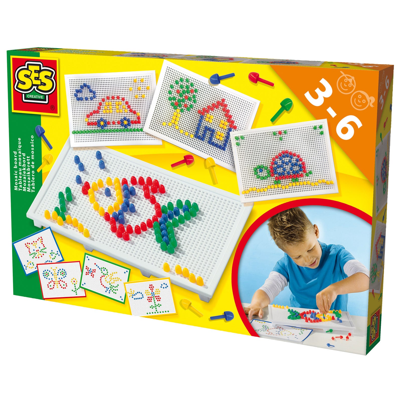 SES Creative sømbræt - Lirum Larum Leg