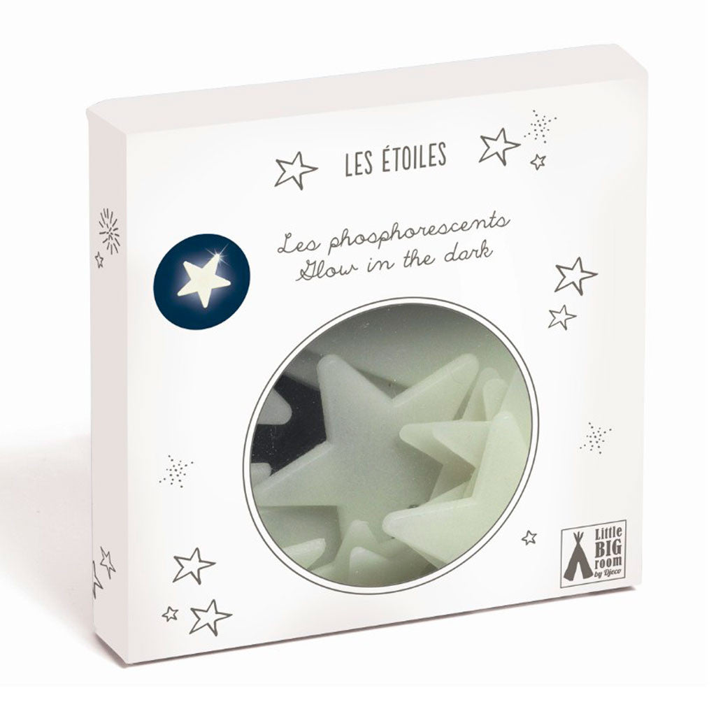 Djeco wallsticker, selvlysende, Stjerner. Købes online her. - Lirum ...